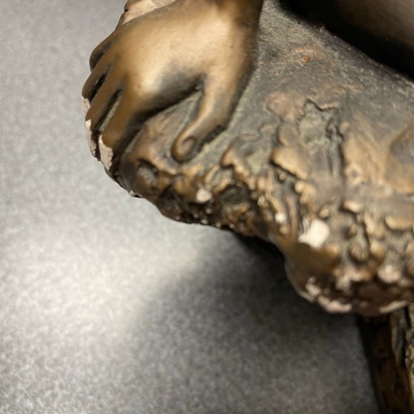 Art | Alice Heath Sculpture 199 Seated Woman On Rock | Poshmark